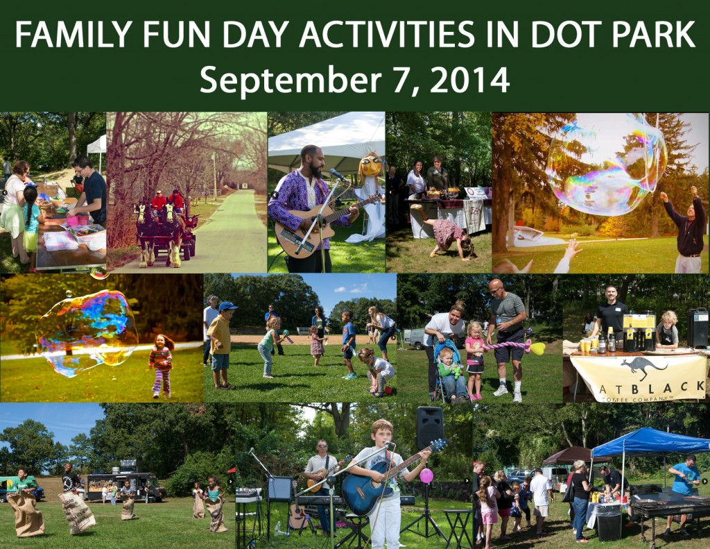 Family Fun Day Activities on Sept. 7, 2014 in Dot Park | Dorchester Park